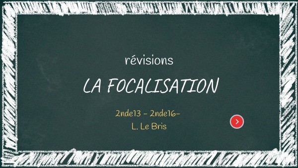 la focalisation | Genially