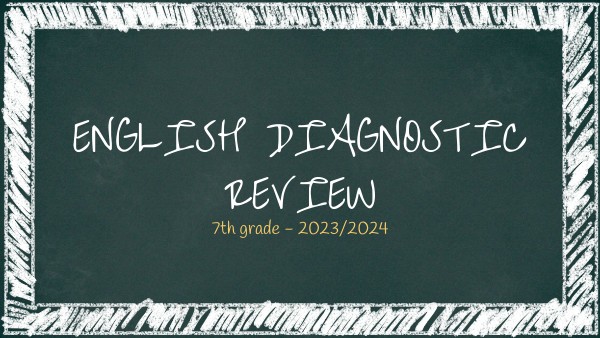 English diagnostic review | Genially