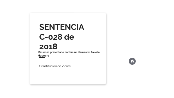 Resumen sentencia C-028 de 2018 | Genially