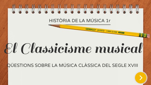 2n Qüestions sobre el Classicisme musical