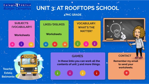 UNIT 3: AT ROOFTOPS SCHOOL | Genially