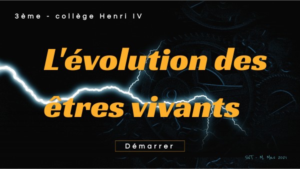 3eme EVOLUTION | Genially