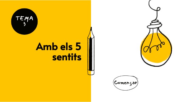 Amb els 5 sentits | Genially