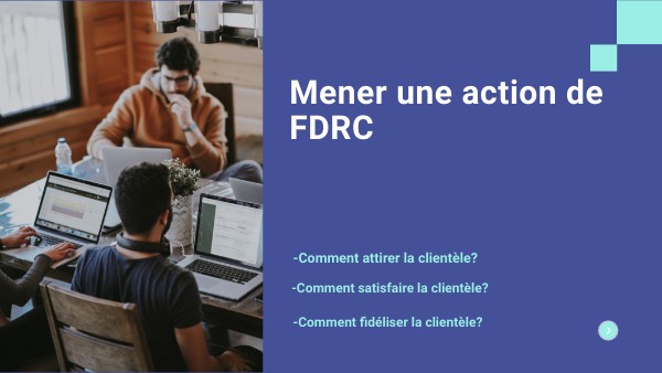 Mener une action de FDRC | Genially