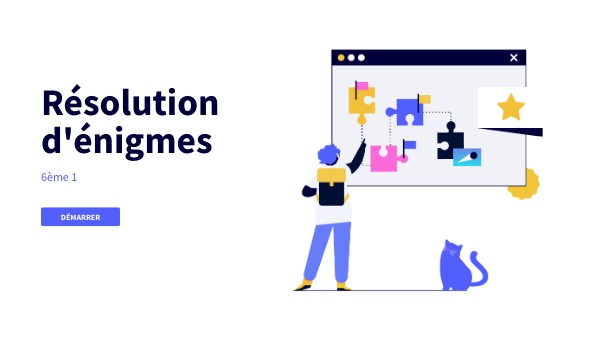 Enigmes 6ème | Genially
