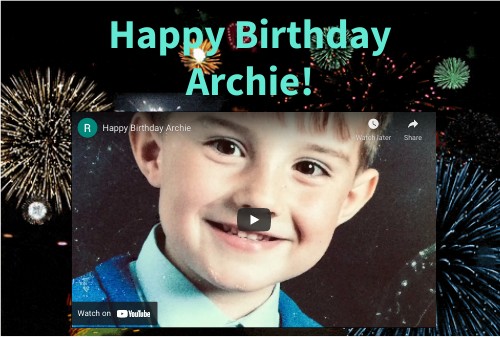 Happy Birthday Archie