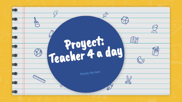 Teacher 4 a day | Genially