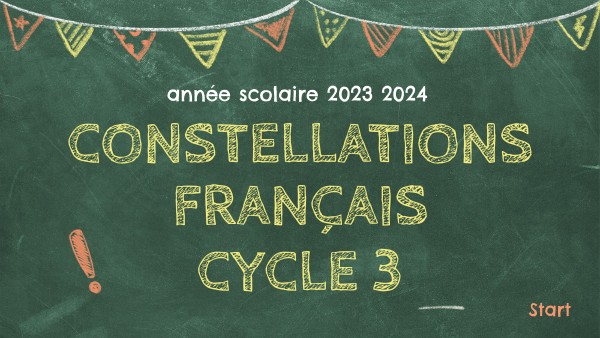 Constellations fr 23 24 cycle 3 | Genially