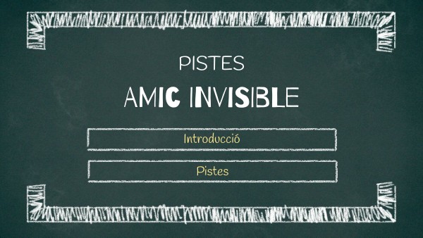 amic invisible | Genially