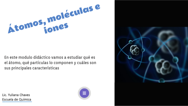 Modulo Tema 2-átomos | Genially