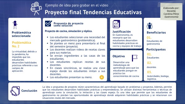 Ejemplos de proyecto final