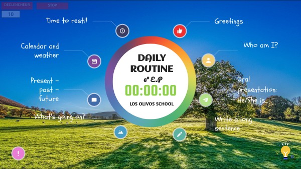 3rd T. DAILY ROUTINE 6º EP LOS OLIVOS | Genially