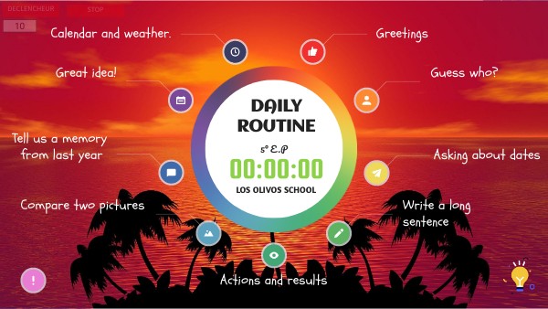 3 ev DAILY ROUTINE 5º EP LOS OLIVOS | Genially
