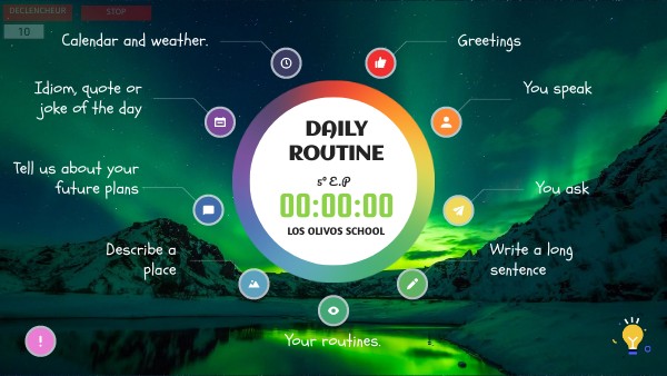 2 ev DAILY ROUTINE 5º EP LOS OLIVOS 2ª Eval | Genially