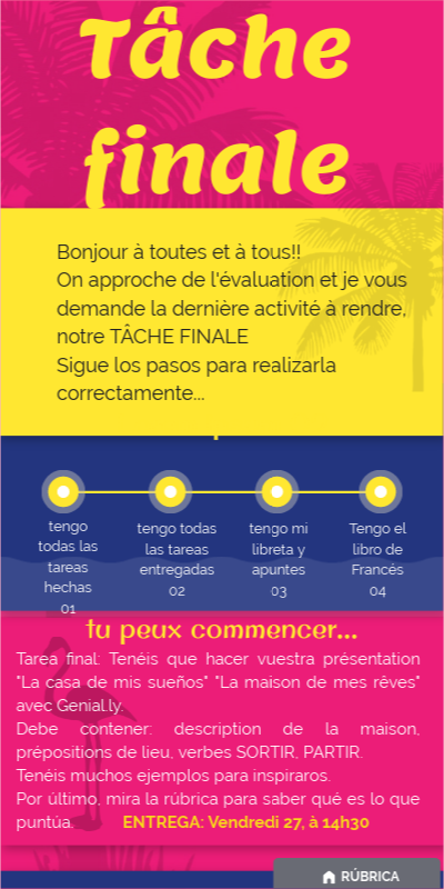 Tâche finale 2ºESO | Genially