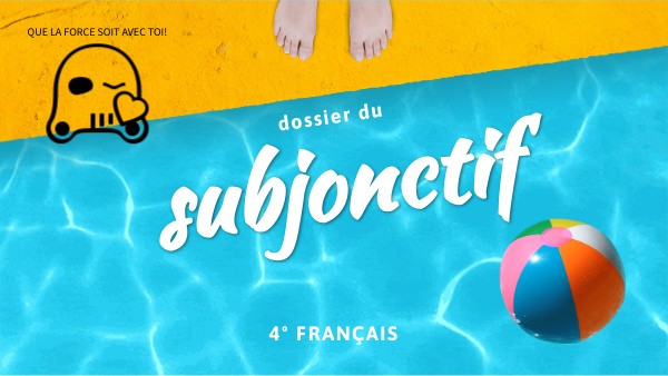 dossier subjonctif I