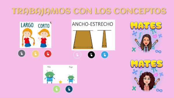 LARGO/CORTO/ANCHO/ESTRECHO/ALTO/BAJO | Genially