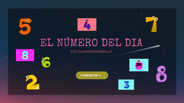 El numero del dia | Genially