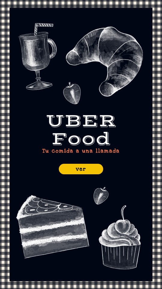 Menú Uber food
