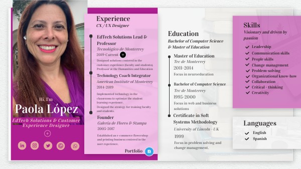 Paola López Resume 2022 | Genially