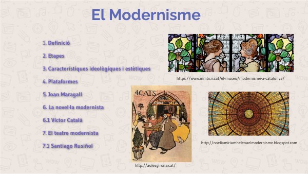 El Modernisme | Genially