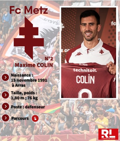 FC METZ - Maxime Colin