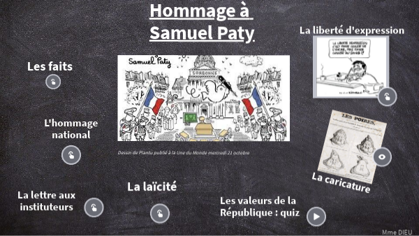 Hommage à Samuel Paty | Genially
