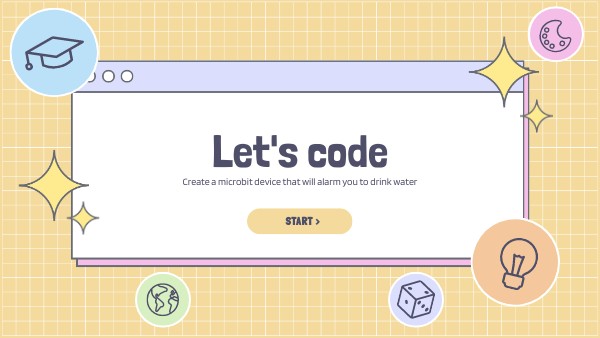 Let's code the microbit | Genially