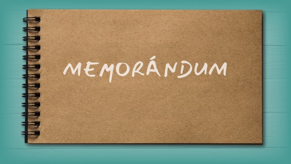 MEMORÁNDUM