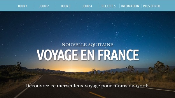 PROJET DE VOYAGE | Genially
