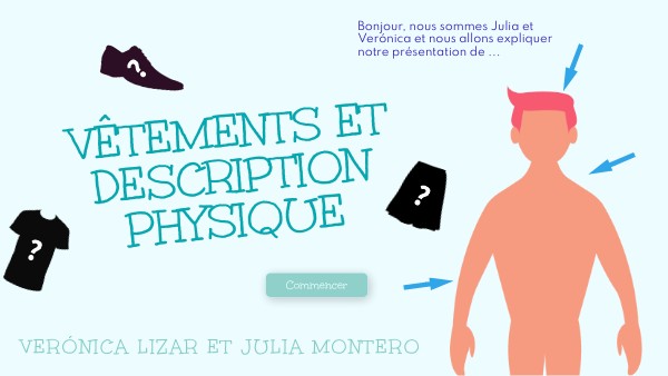 VÊTEMENTS-DESCRIPTION PHYSIQUE