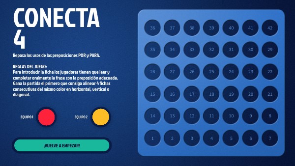 Conecta 4 - POR/PARA