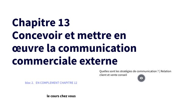 bloc 2 CHAPITRE 13 | Genially