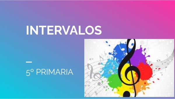 Intervalos | Genially