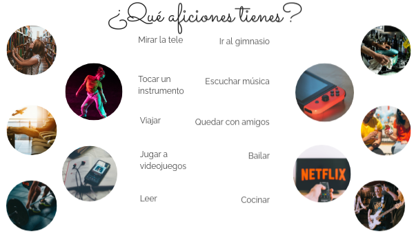 ¿Qué aficiones tienes? (Gustar)