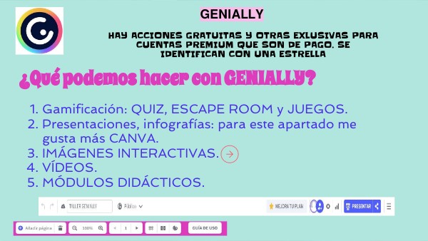 TALLER GENIALLY | Genially