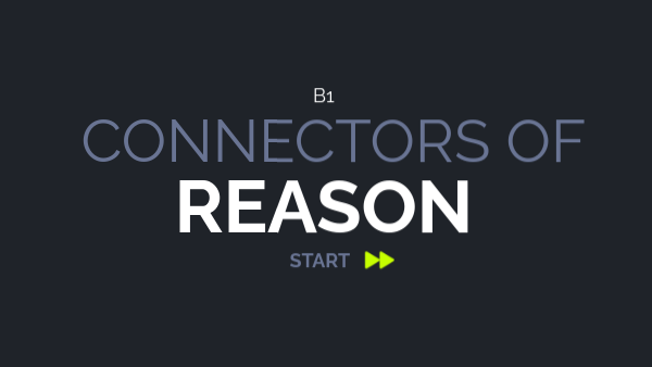 Connectors of reason B1