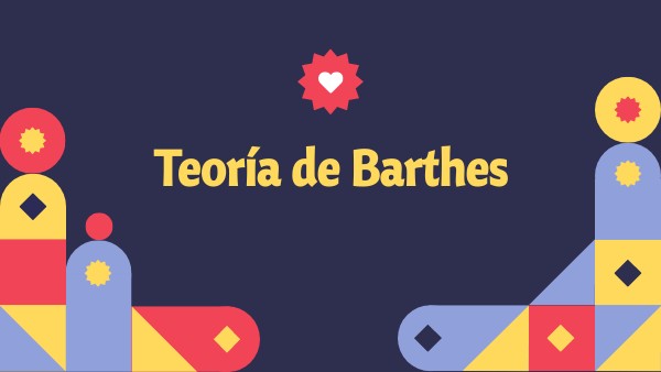 Teoría de Barthes | Genially