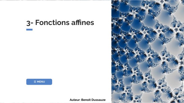 3- Fonctions affines | Genially