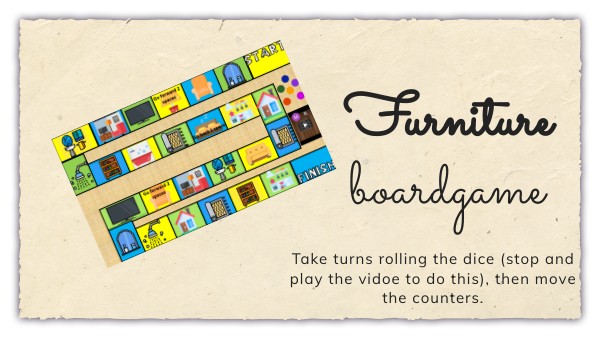 Furniture boardgame | Genially