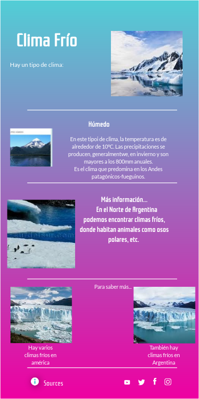 Sofi y Maite clima frío | Genially