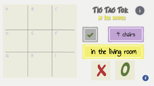 tic tac toe in the house | Genially