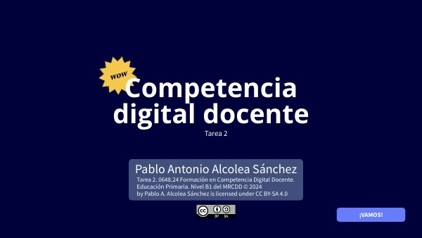 Tarea 2 - B1 Formación en Competencia Digital Docente. Educación Prima | Genially