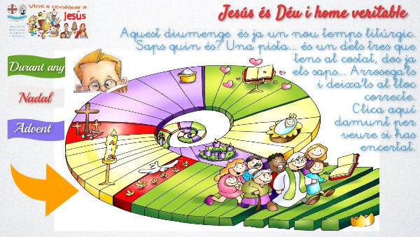 1r_05_El baptisme de Jesús, Déu i home veritable | Genially