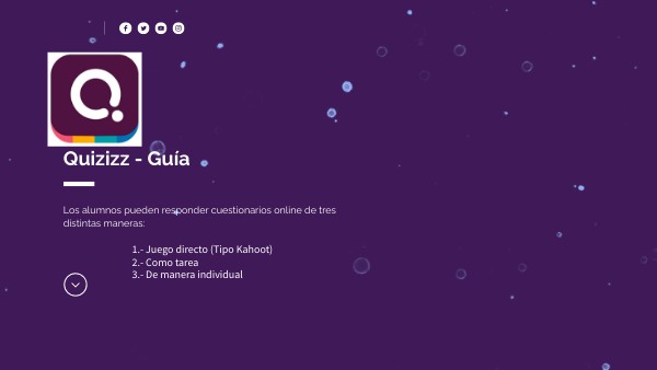 GUÍA QUIZZIZ PARA ALUMNOS