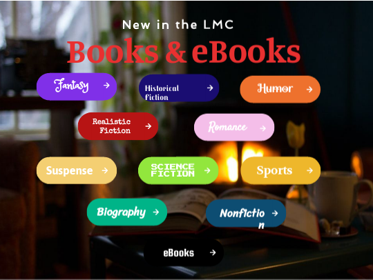 New Books & eBooks in the LMC | Genially