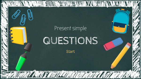 Present simple tense - questions | Genially