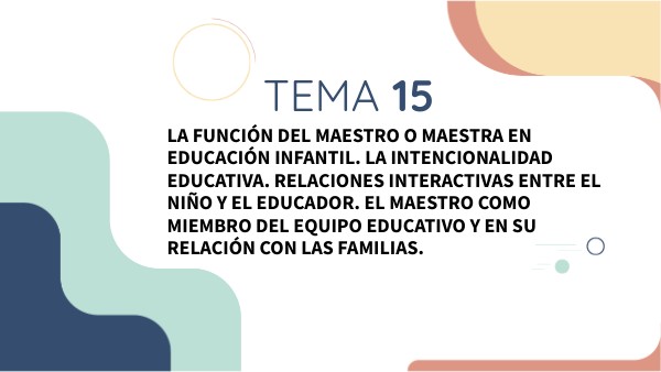 PRESENTACIÓN tema 15 | Genially