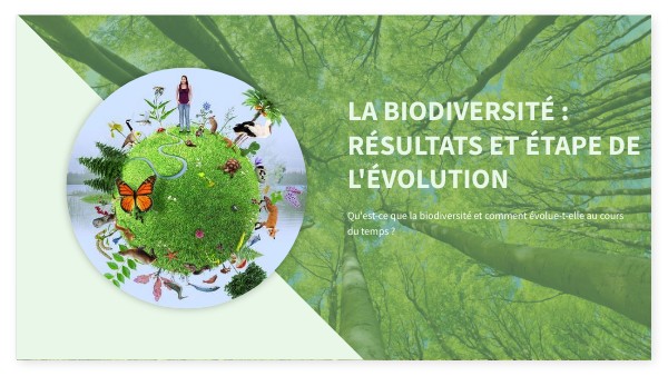 Biodiversité 2nd | Genially