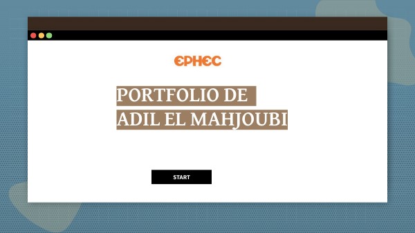 PORTFOLIO adil | Genially